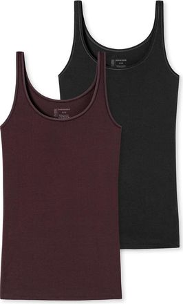 Schiesser Damen Essential Trägertop 3035 Unterwäsche, Sortiert 2, 40
