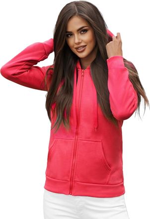 OZONEE Damen Kapuzenpullover Sweatjacke Sweatshirt Farbvarianten Kapuzenjacke Kapuzenpulli Langarm Kapuze Hoodie Sport Style Casual Fitness Basic Training 77