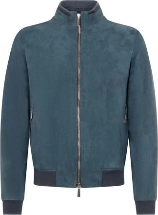 Moorer Homme, Vestes, Bleu, Taille: XL Bomber Jacket