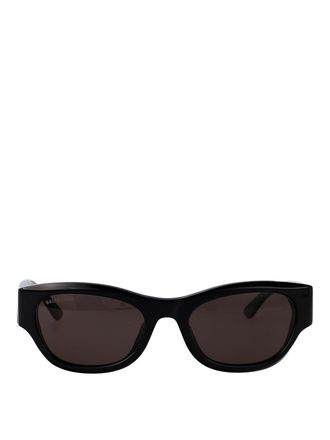 Balenciaga Lunettes De Soleil - Noir