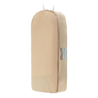 Generico Anzugtasche - Kleideraufbewahrungsschutz - aus atmungsaktivem Stoff 58 x 20 x 130 cm mit Fenster, perfekt zum Schutz von Jacken und M&auml;nteln vor Staub 
