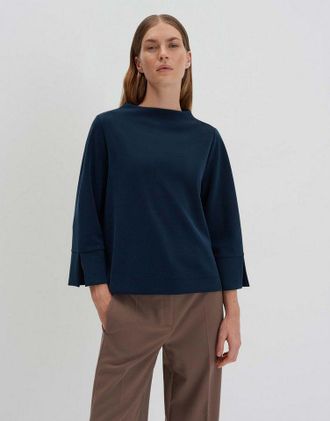 someday Sweatshirt Sweater USARAH Loose aus samtigem Modal Mix