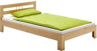 IDIMEX Lit en pin theo, 90 x 200 cm, lasuré couleur hêtre