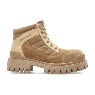 Balenciaga Combat Strike Boots - - Shoes - Damen - Braun - 35 EU