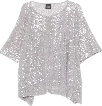 Marina Rinaldi Femme, Blouses et Chemises, Gris, Taille: 46 FR Tuniques
