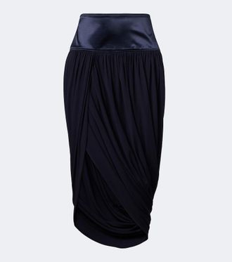Ferragamo Asymmetrischer Midirock