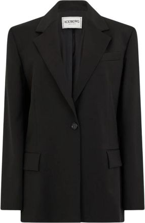 Iceberg Graphic Jacket - - Jackets - Damen - Schwarzk - XS