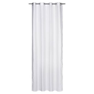 G&ouml;zze &Ouml;senschal - Wei&szlig; - Polyester - 140 x 245 cm - mit L&auml;ngsstreifen