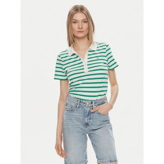 Tommy Hilfiger Poloshirt 1985 WW0WW39530 Grün Slim Fit