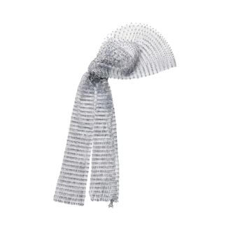 Patrizia Pepe Femme, Accessoires, Noir, Taille: ONE Size Copricapo gioiello a rete strass