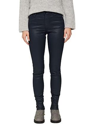 Esprit 101EO1B308 Pantalons, Bleu Marine, 30W x 32L Femme