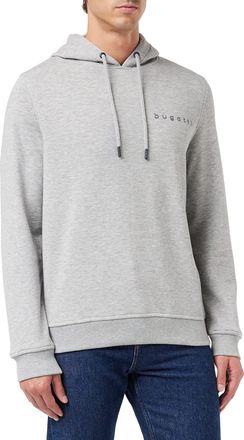 Bugatti Herren Kapuzenpullover Modern Fit Respect Nature Hoodie aus Organic Cotton Sweatshirt