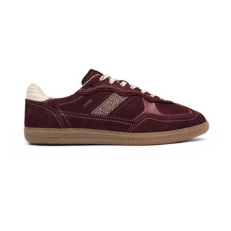 Alohas Burgundy Cream Leder Sneakers - - Shoes - Damen - Braun - 38 EU
