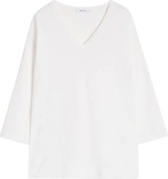 Max Mara Femme, Blouses et Chemises, Blanc, Taille: 44 FR Tuniques