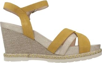 Stonefly Stonefly, Femme, Chaussures, Jaune, Taille: 39 EU Compensées Velours/Laminées