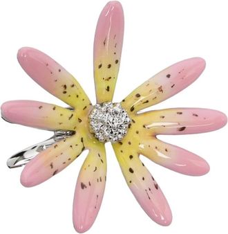 Yvmin Yvmin, Femme, Accessoires, Multicolore, Taille: ONE Size Floral Embellished Hair Clip
