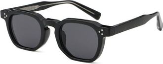 Generic Lunettes De Soleil UV400 Tendance For Hommes, Id&eacute;ales For La Conduite En Ext&eacute;rieur Et Les Photos De Soir&eacute;e For Femmes.(Black)