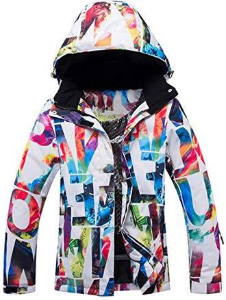 Generic Vestes dhiver légères pour femmes, veste de costume, manteau épais de ski et de costume pour femmes, coupe-vent, chaud, snowboard, vestes juniors, bla