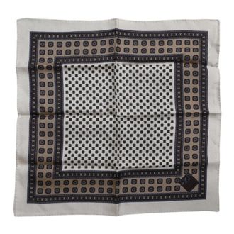 Dolce & Gabbana Quadratisches Tuch mit Muster - - Accessories - Herren - Mehrfarbig - ONE SIZE