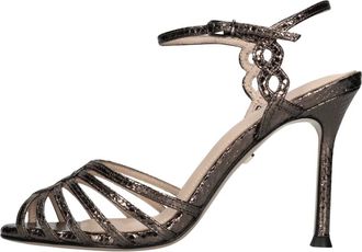 Lola Cruz Femme, Chaussures, Gris, Taille: 40 EU Sandales &agrave; talons hauts