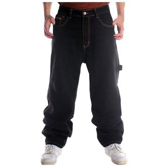 Generic Jean Homme Jeans Homme Bureau Smart Casual Jean Loose Streetwear Skate Danse Ample - M&ecirc;me Produit, Mots-Cl&eacute;s Vari&eacute;s pour Capter Plus De Requ&ecirc;tes