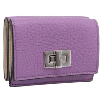 Fendi Portefeuille Vintage Pre-owned - Femme - Pre-owned - Violet - Taille: ONE Size