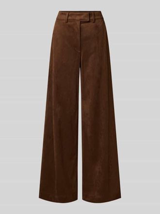 Boss Orange by Hugo Boss Wide Leg Kunstlederhose in Velours-Optik Modell C_Takora2