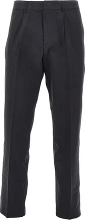 Emporio Armani Homme, Pantalons, Bleu, Taille: XL Pleated Pantalons