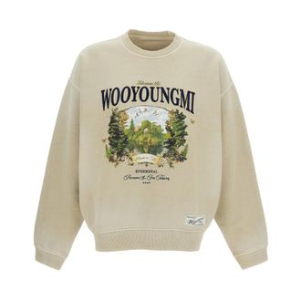 Wooyoungmi Garden Graphic Sweatshirt - - Sweatshirts & Hoodies - Herren - Beige - S