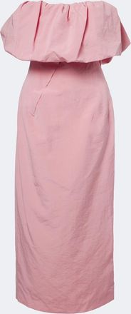 Magda Butrym Bustier-Kleid aus Baumwolle und Seide