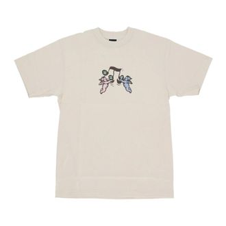 HUF Huf, Homme, Tops, Beige, Taille: L T-shirt Stone Homme Choke