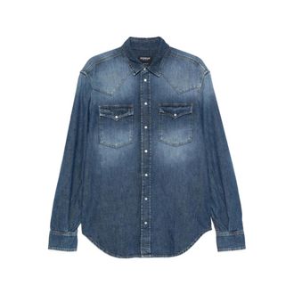 Dondup Herren, Shirts, Blau, SGr&ouml;&szlig;e