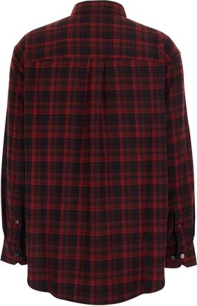 Dunst Checked Flannel Button-Down Shirt - Red