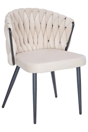 Livetastic Stuhl, Beige, Metall, Textil, Füllung: Schaumstoff, Rundrohr, 63x58x78 cm, Esszimmer, Stühle, Esszimmerstühle