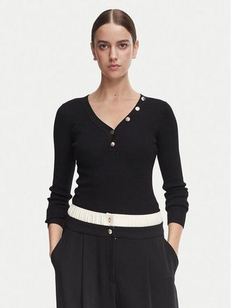 Morgan Bluse 261-MBANBIN Schwarz Slim Fit