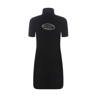 Diesel Schwarzes Rollkragenkleid Herbst/Winter - - Dresses - Damen - Schwarzk - S