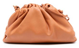 Bottega Veneta Hobo Bags - Lambskin The Mini Pouch Crossbody - Gr. unisize - in Braun - f&uuml;r Damen