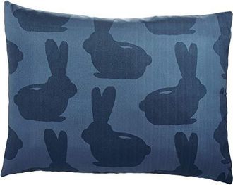 Bonamaison Le Jardin du Lin Kissenbezug Zierkissenbezug Blau Kissenbezug, Für Bett, Auto, Sofa, Haus, Wohnzimmer, Schlafzimmer, Dekoration, 45x60 Cm - Entworfen 