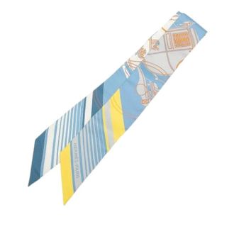 Herm&egrave;s Pre-owned Ex Libris Twilly Scarf - Femme - Pre-owned - Multicolore - Taille: ONE Size