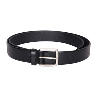 Dell'Oglio Schmaler Lederg&uuml;rtel - - Accessories - Herren - Schwarzk - 110 CM