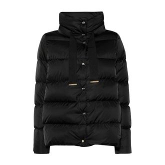 Herno Satin Daunenjacke - - Jackets - Damen - Schwarzk - XL