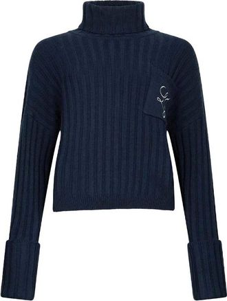 Liu Jo Damen, Strickwaren, Blau, XSGr&ouml;&szlig;e