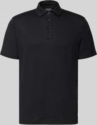 Olymp Level 5 Regular Fit Poloshirt aus Leinen-Elasthan-Mix