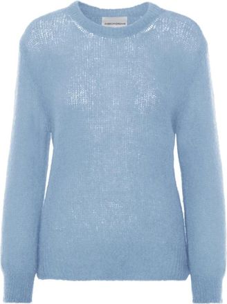 Americandreams Americandreams, Femme, Pulls, Bleu, Taille: 42 FR Ulla O Neck Knit Pullover