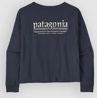 Patagonia L/S Hut Tripper Easy Cut T-Shirt smolder blue