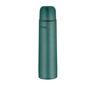 Thermocafé by Thermos TC BEVERAGE BOTTLE moss green mat 0,70l, Thermosflasche mit Becher aus Edelstahl, 12h heiß & 24h kalt, Auslaufsicher, für Schule, Unterwegs & Büro