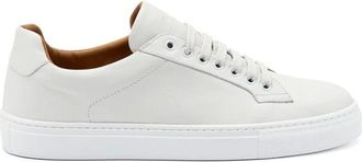 Frau Homme, Chaussures, Blanc, Taille: 39 EU Baskets homme en cuir blanc