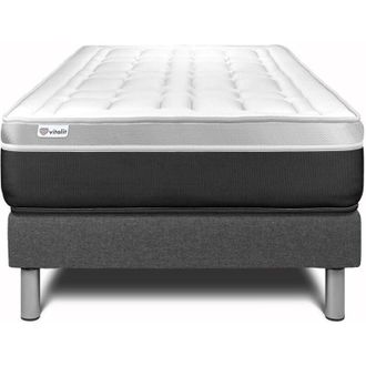VITALIT Matratzenset vital soft 90 x 200 cm Bettrahmen Kit grau
