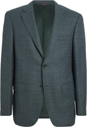Canali Grey Wool Blazer Size M
