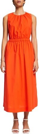 Esprit Damen 024ee1e317 Kleid, 880/Bright Orange, XL